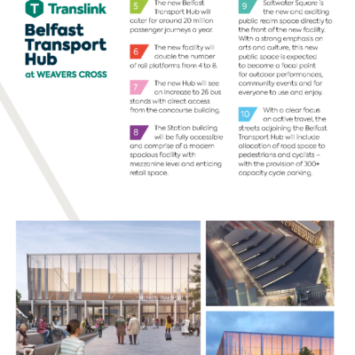 Ten Fast Facts about the New Belfast Transport Hub - Belfast One